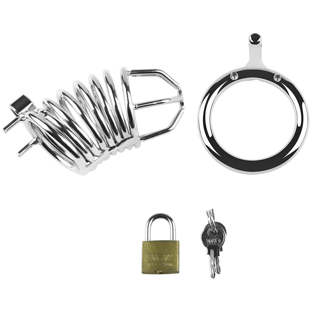 ENBUN公式/GAY TOYS 貞操帯 ステンレスケージ太め