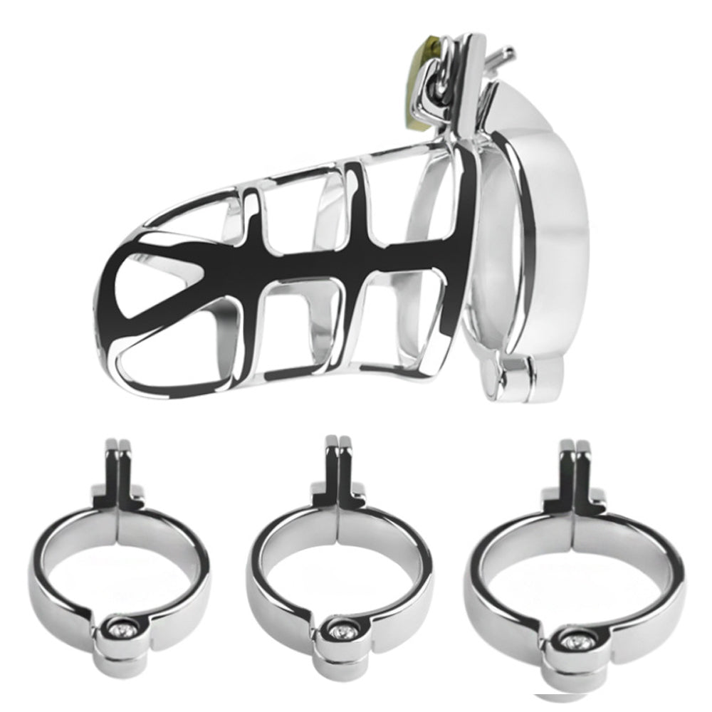 ENBUN公式/GAY TOYS 貞操帯 ステンレスケージ細め