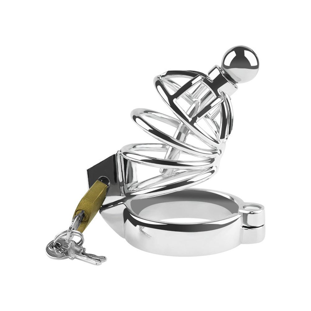 ENBUN公式/GAY TOYS 貞操帯 ステンレス尿道責め